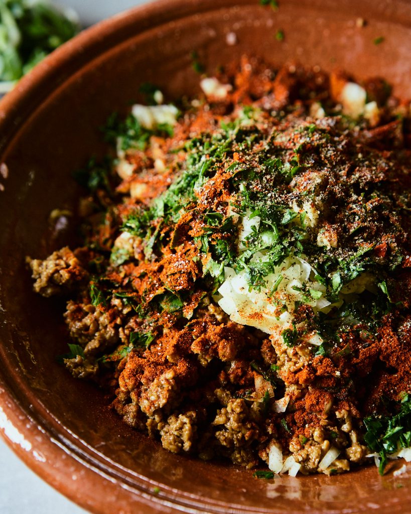 GOOD EATINGS - VEGAN CEVAPI, TZATZIKI AND SUMMMER SALAD