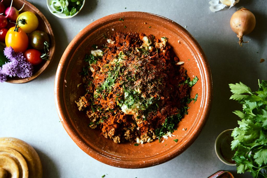 GOOD EATINGS - VEGAN CEVAPI, TZATZIKI AND SUMMMER SALAD