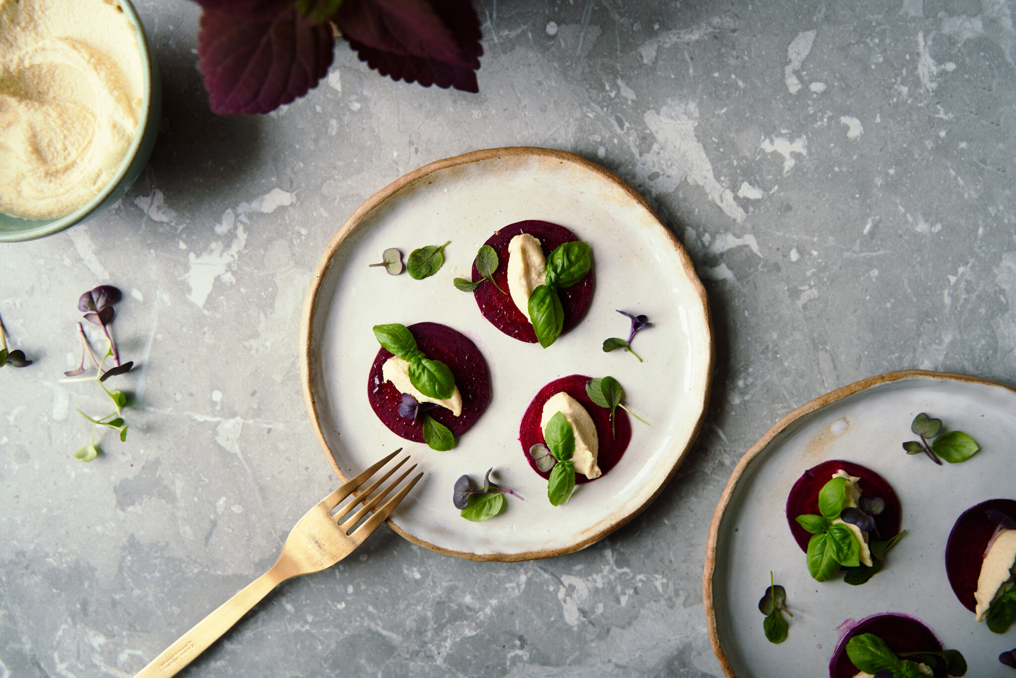 Marinated Beetroot with Cheesy Cashew Cream - Good Eatings