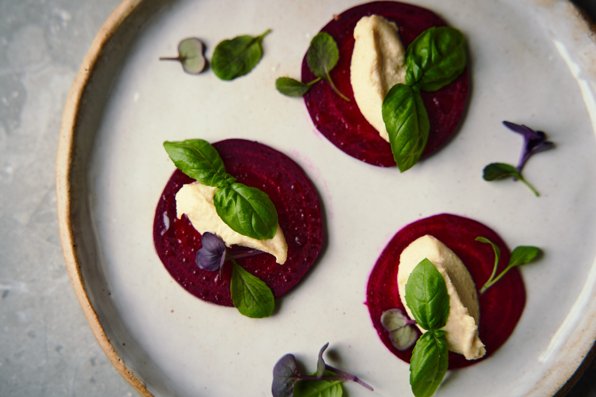 Marinated Beetroot with Cheesy Cashew Cream - Good Eatings