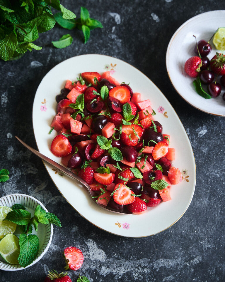 Summer Red Fruit Salad - Good Eatings