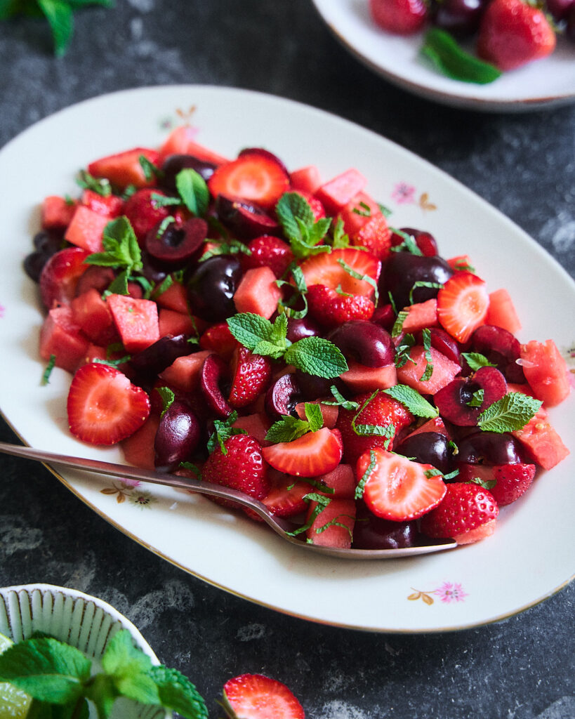 Summer Red Fruit Salad - Good Eatings