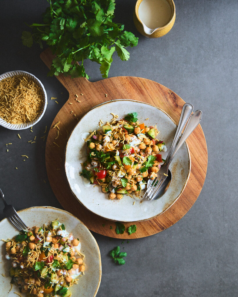 Chana Chaat | South Asian Street Food Chickpea Salad - Good Eatings