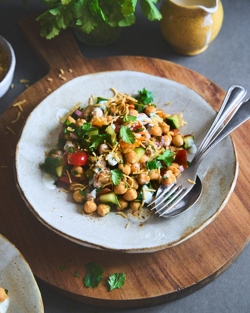 Chana Chaat | South Asian Street Food Chickpea Salad - Good Eatings