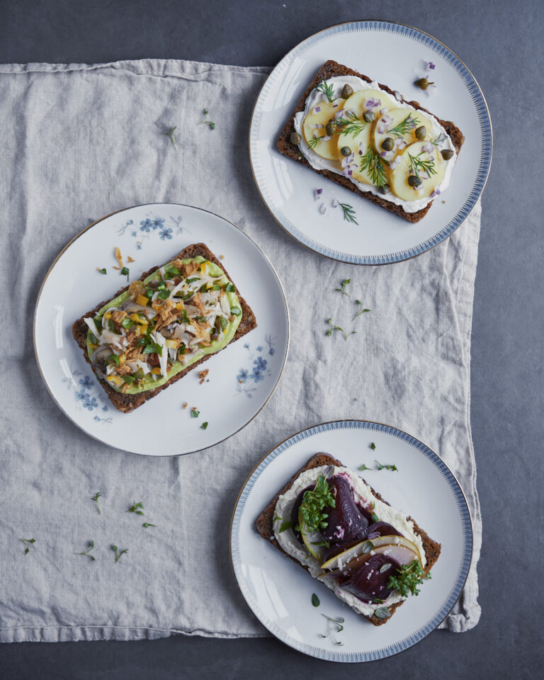 Vegan Smørrebrød | Danish Open Faced Sandwiches - Good Eatings