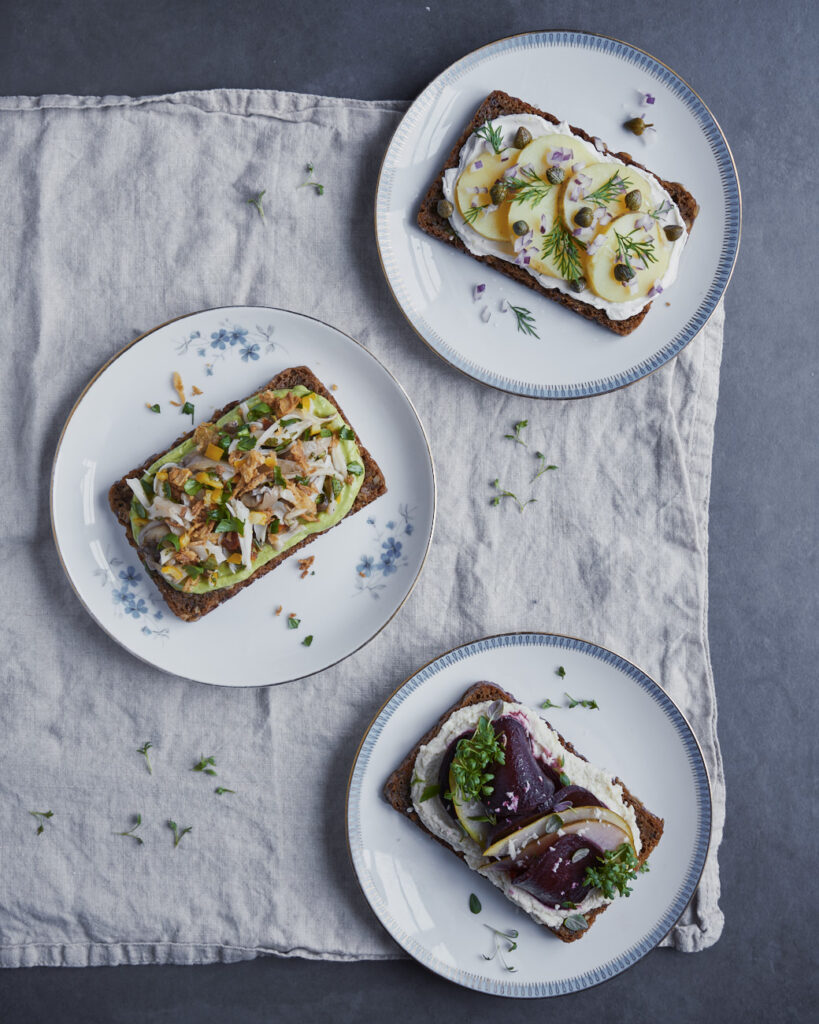 Vegan Smørrebrød | Danish Open Faced Sandwiches - Good Eatings