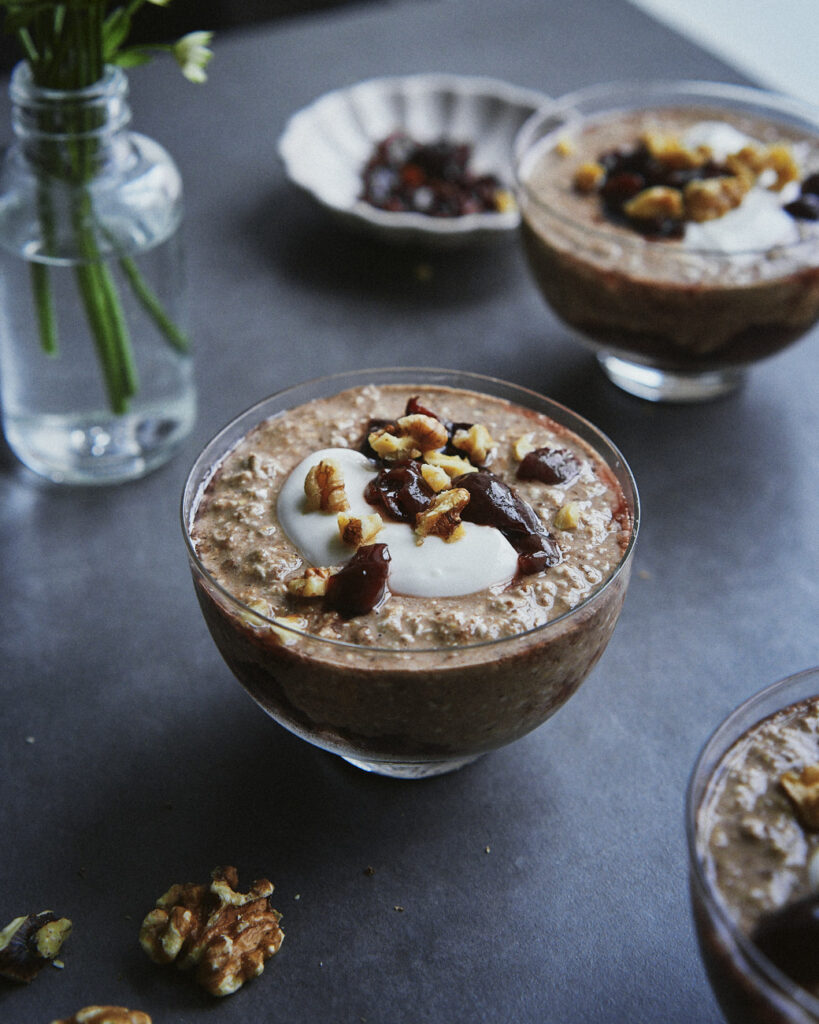 Black Forest Overnight Oats - Good Eatings