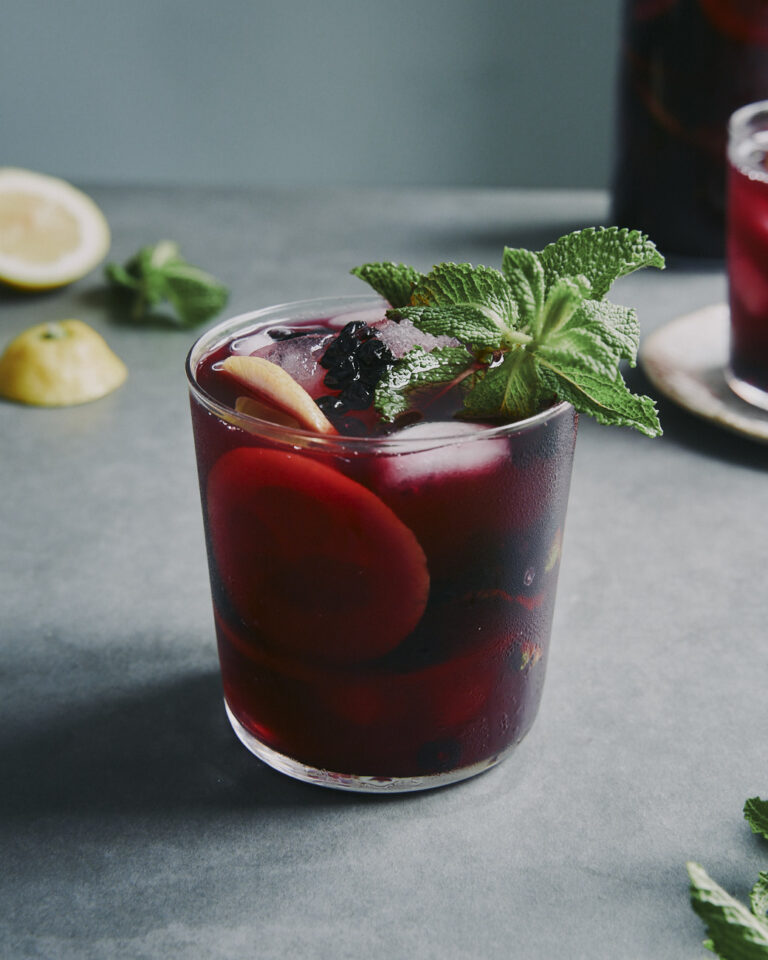 Blueberry and Mint Iced Tea - Good Eatings